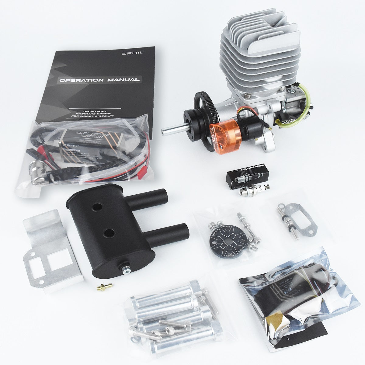 Awesome 60cc electric start engine for RC airplane – EPHIL Australia